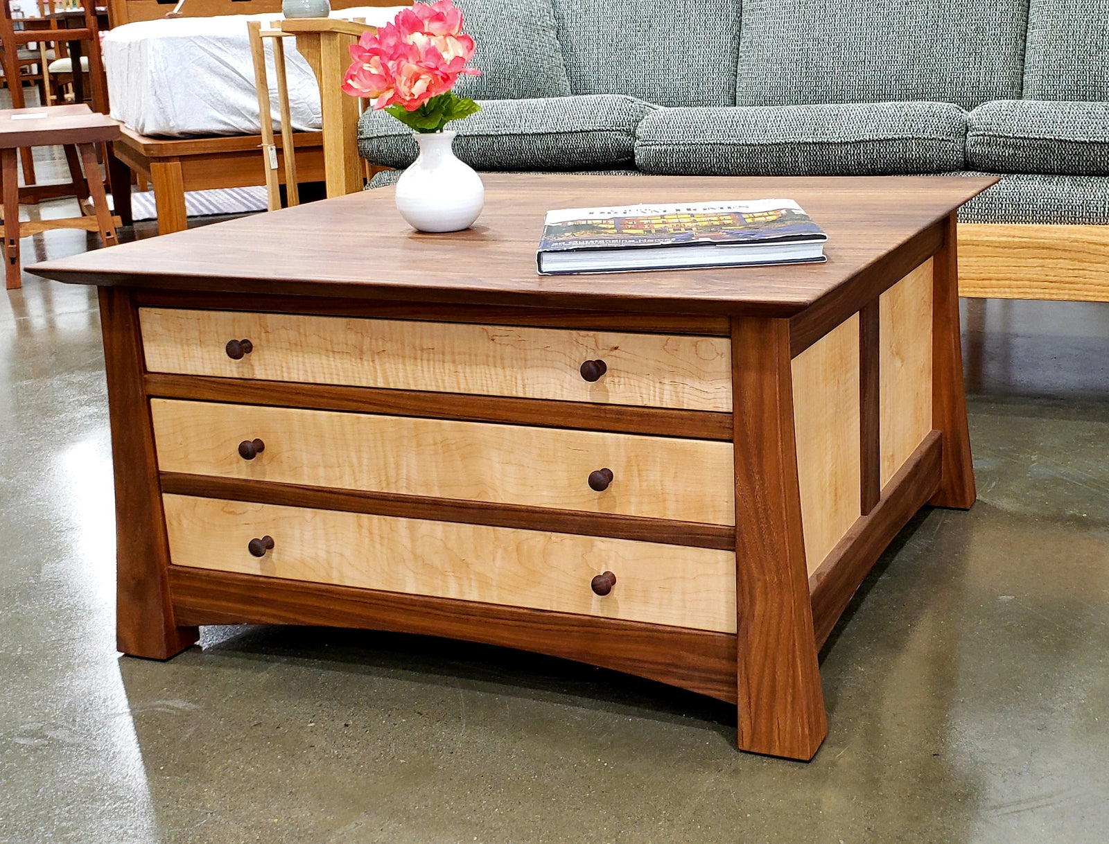 Map Chest | Hardwood Artisans Handcrafted Living Furniture