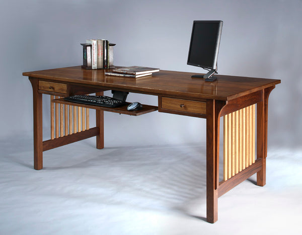 Mission Table Desk | Hardwood Artisans Handcrafted Office Furniture