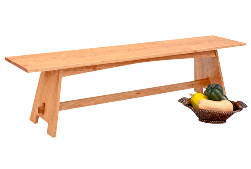 Nantucket Bench | Hardwood Artisans Handcrafted Dining Furniture