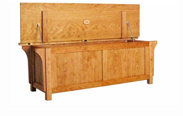 Craftsman Bench Chest | Hardwood Artisans Handcrafted Bedroom Furniture