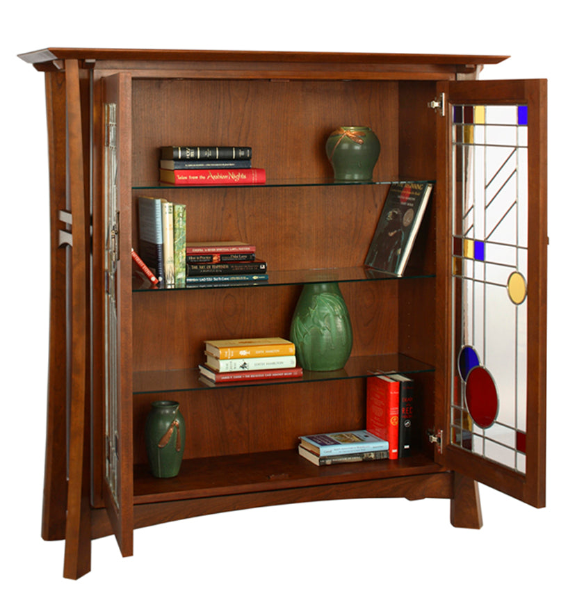 Waterfall Library | Hardwood Artisans Handcrafted Living Furniture