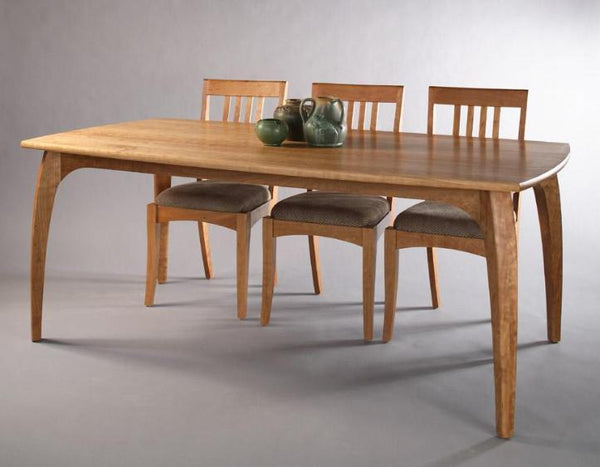 Linnaea 4-Leg Table | Hardwood Artisans Handcrafted Dining Furniture