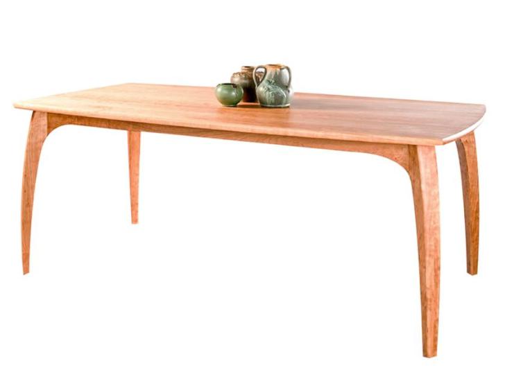 Linnaea 4-Leg Table | Hardwood Artisans Handcrafted Dining Furniture