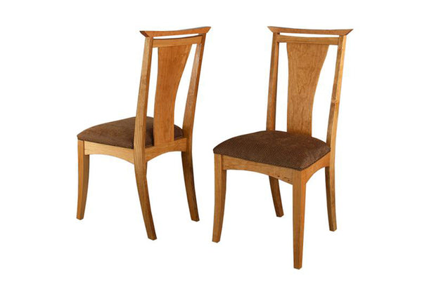 Waterfall Dining Chair | Hardwood Artisans Handcrafted Dining Furniture