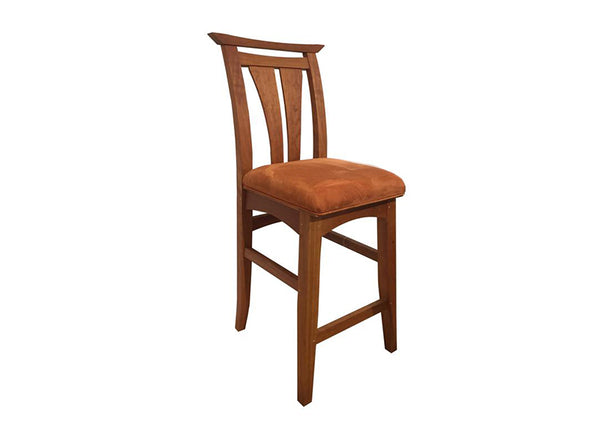 Waterfall Bar Stool | Hardwood Artisans Handcrafted Dining Furniture