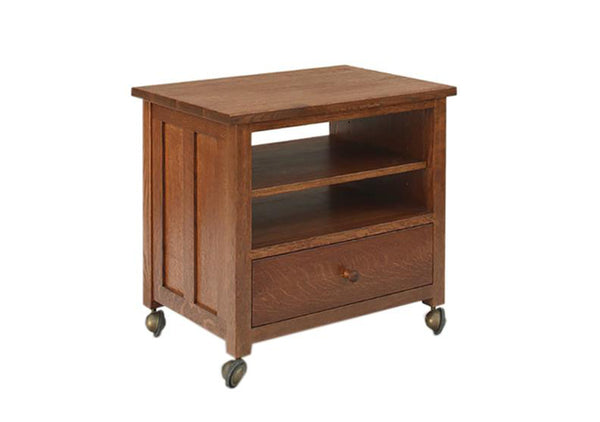 Printer Cart | Hardwood Artisans Handcrafted Office Furniture